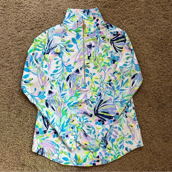 Lilly Pulitzer | Tops | Lilly Pulitzer Skipper Popover Shell Beach ...
